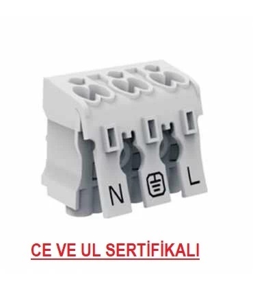 Terminal Block Screwless Push (Grounded)